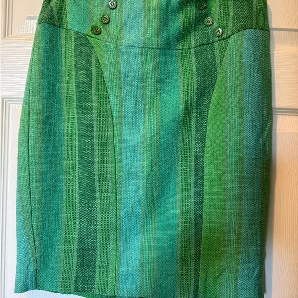 Eva Franco | Skirts | Green Pencil Skirt | Poshmark